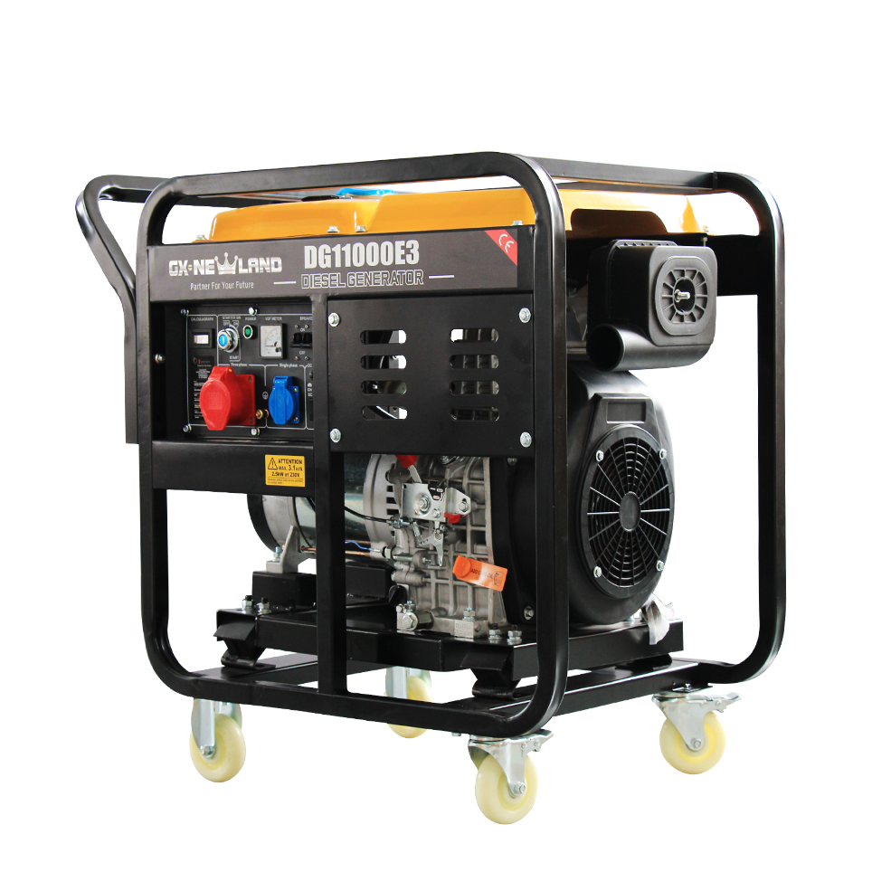 Custom Newland Open Two Wheels Type Air-Cooled Diesel Generator ...