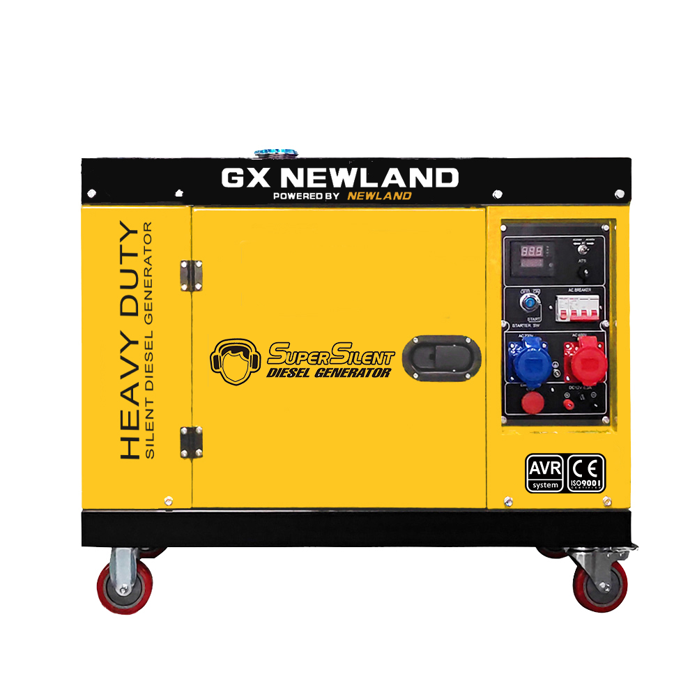 DG8500SE Silent 6KW Single Cylinder Air-Cooled Diesel Generator | Newland